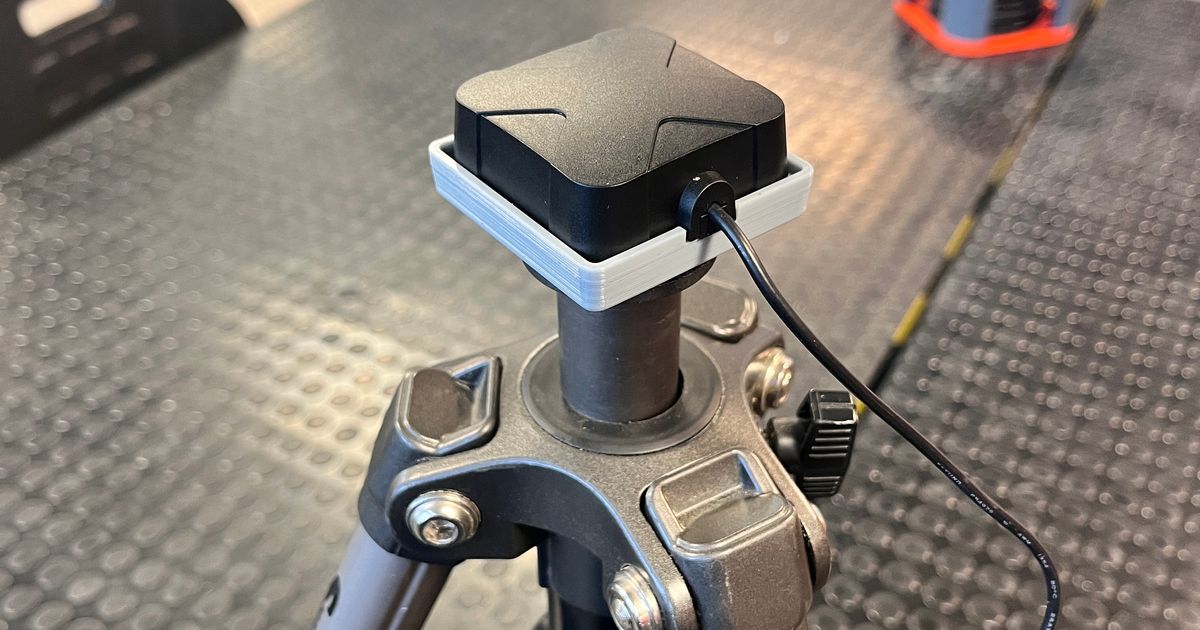 Here+ RTK Antenna base tripod mount by Allister | Download free STL ...