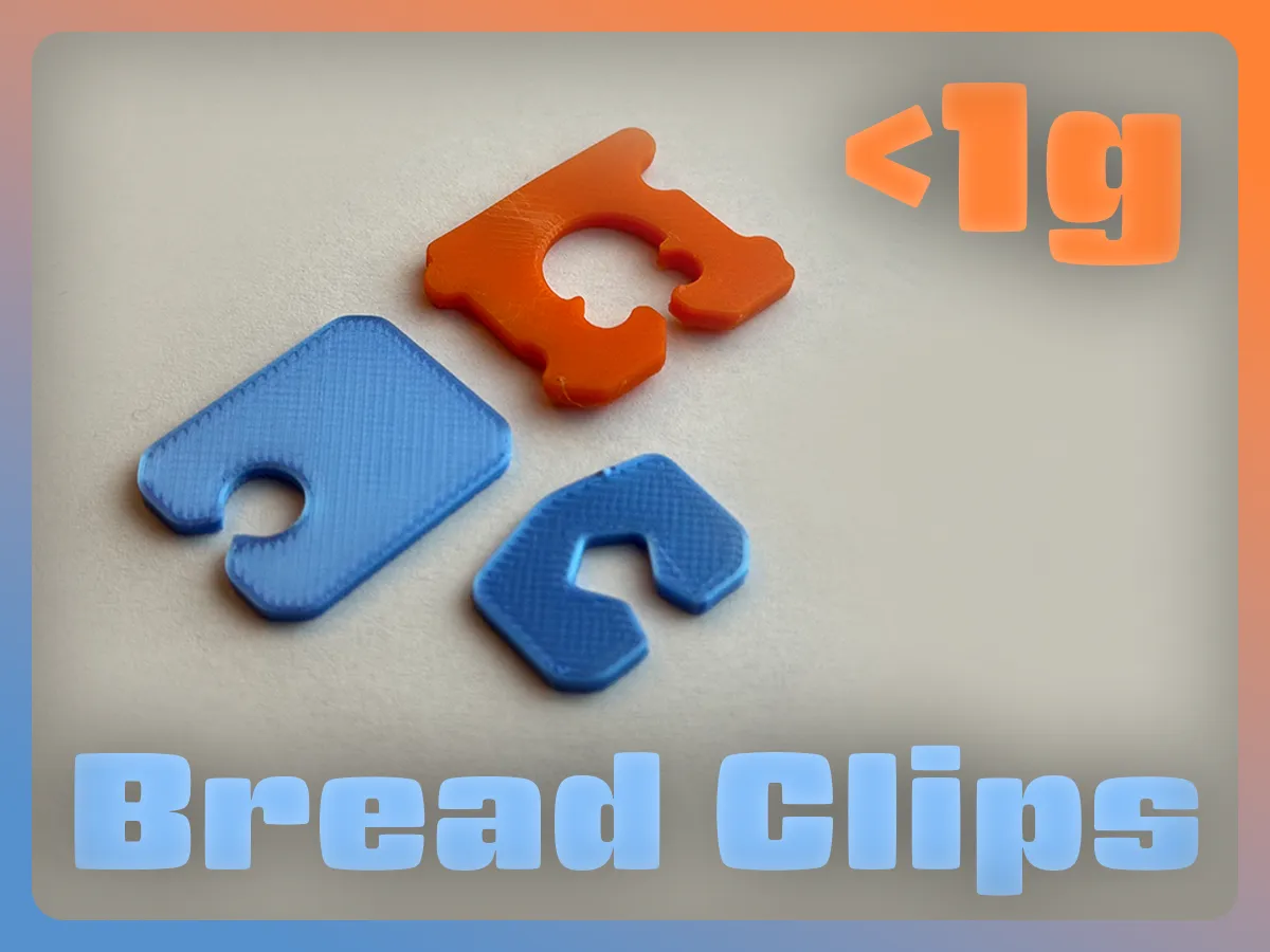 Bread Clips by SillyPrints | Download free STL model | Printables.com