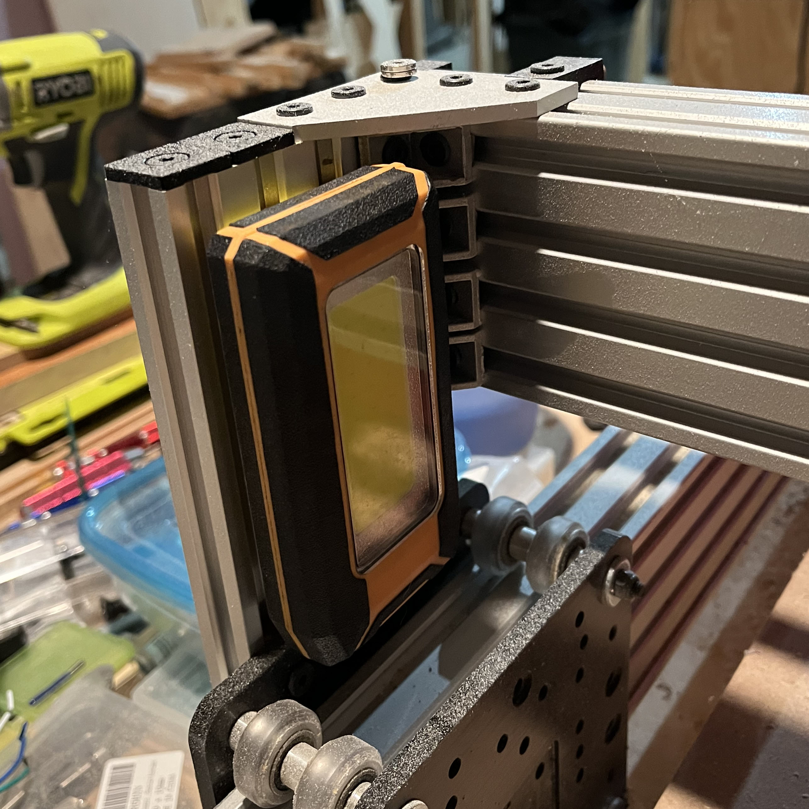 CNC LED Work Light Mount by Daniel Frechette | Download free STL model ...