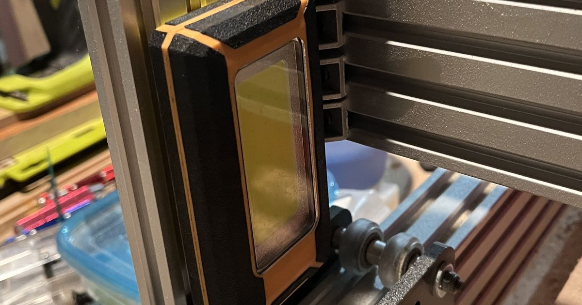 CNC LED Work Light Mount by Daniel Frechette | Download free STL model ...