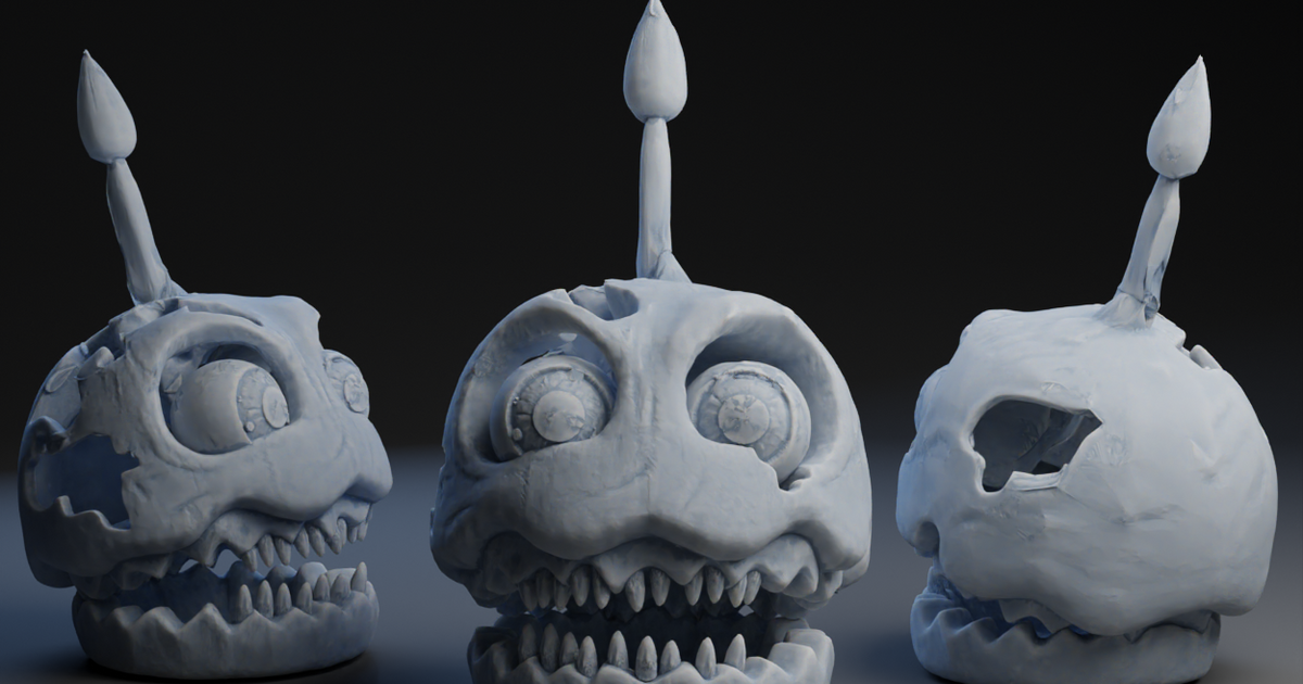 Nightmare Cupcake by Peter Farell | Download free STL model ...