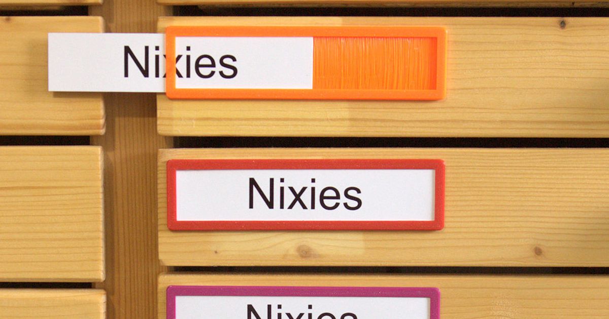 Slide-in Label Holder by mageb | Download free STL model | Printables.com