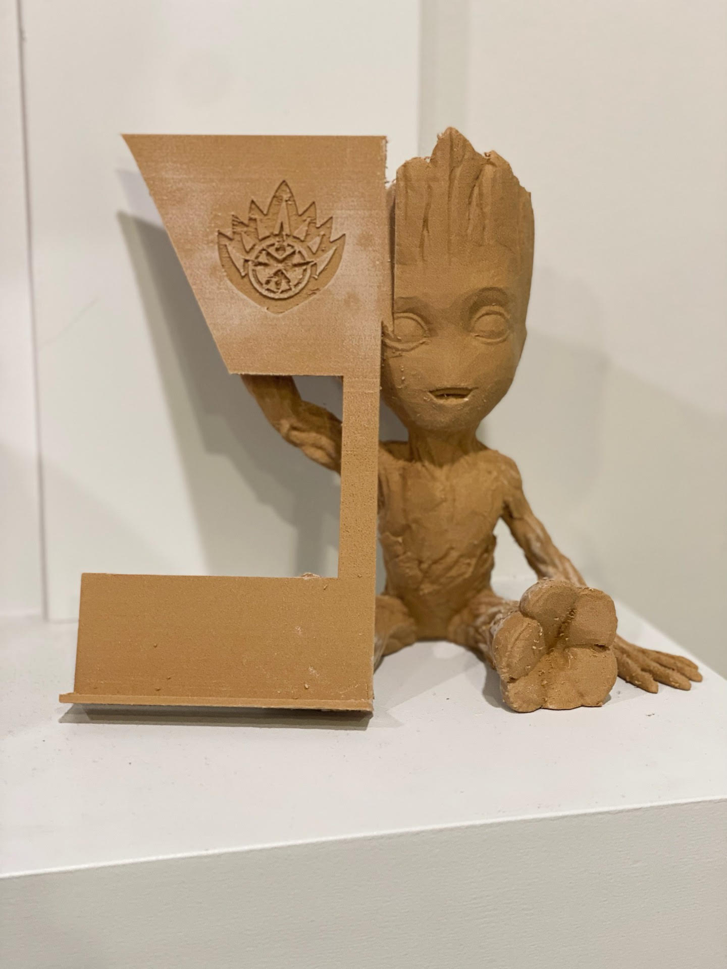 Groot Phone Stand by prof_imagineer | Download free STL model ...