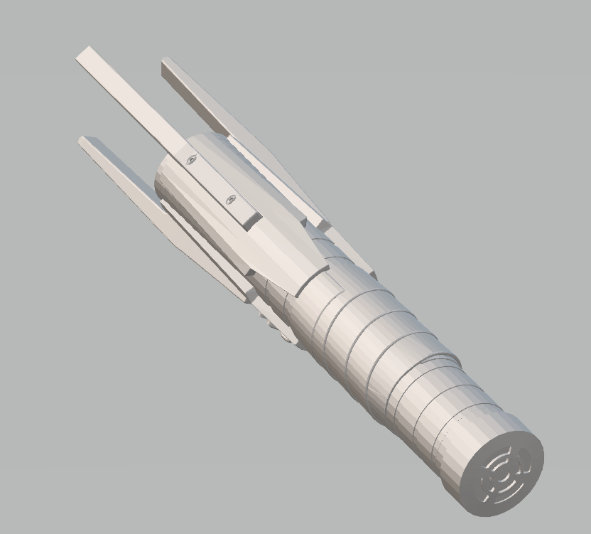 Starkiller's Lightsaber (removable collapsing blade) da 3D Magic ...