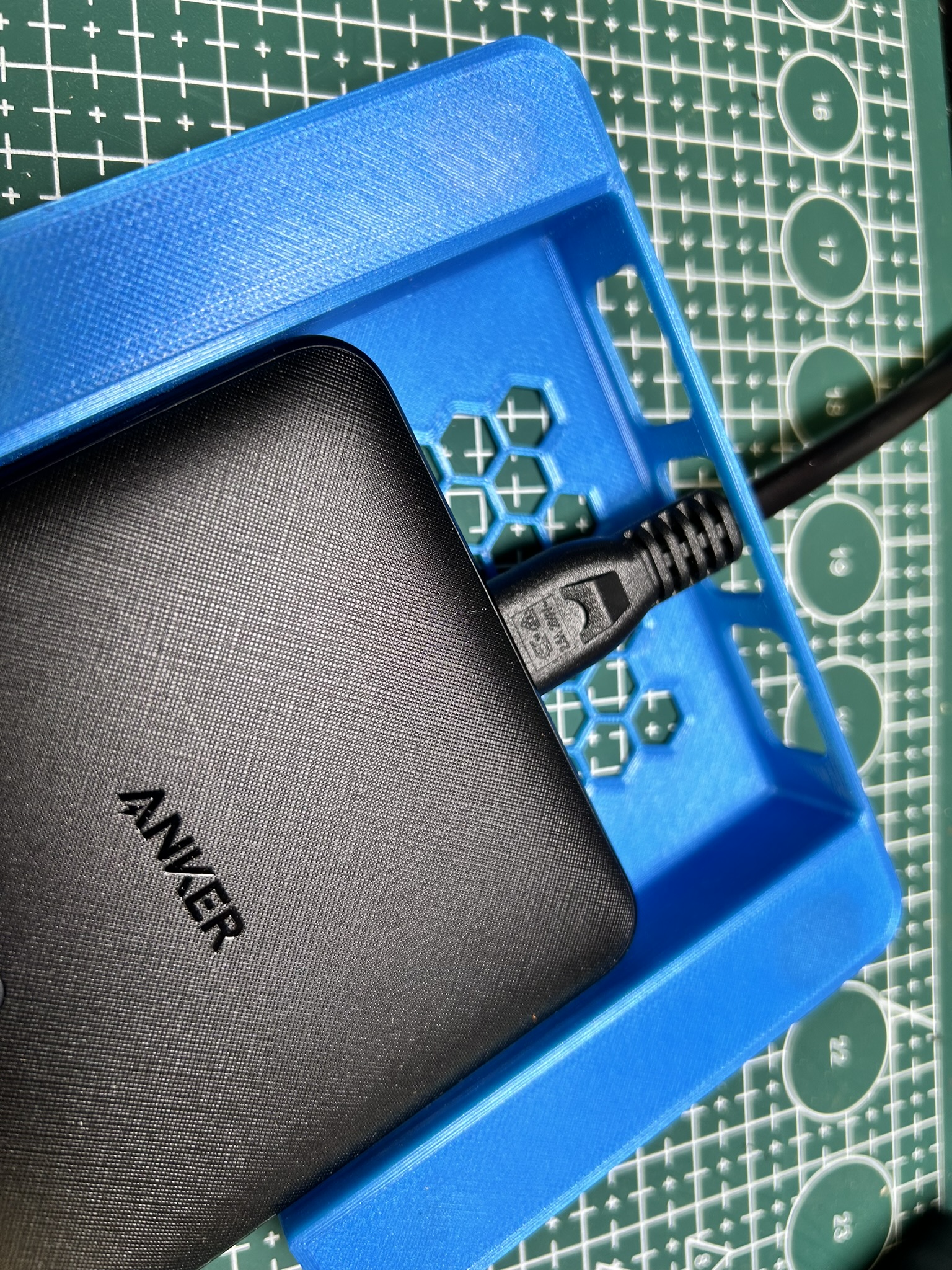 Anker PowerPort Atom III Slim Charger Magnetic under desk mount by Dan ...