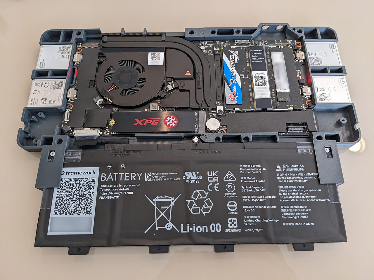 Framework Mainboard Case with Battery von greytrimble | Kostenloses STL ...