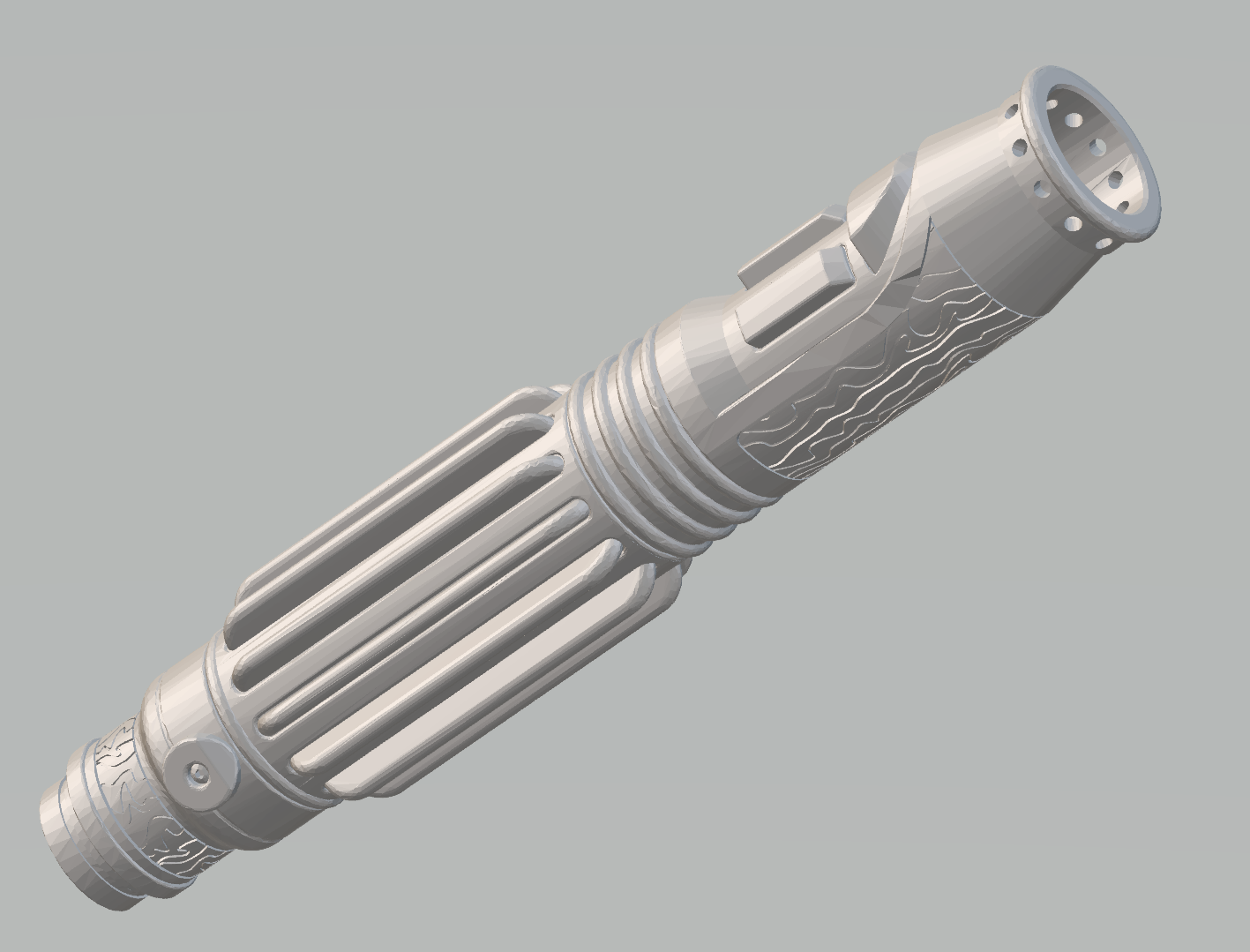 Jedi Master Shaak Ti's lightsaber (removable collapsible blade) par 3D ...