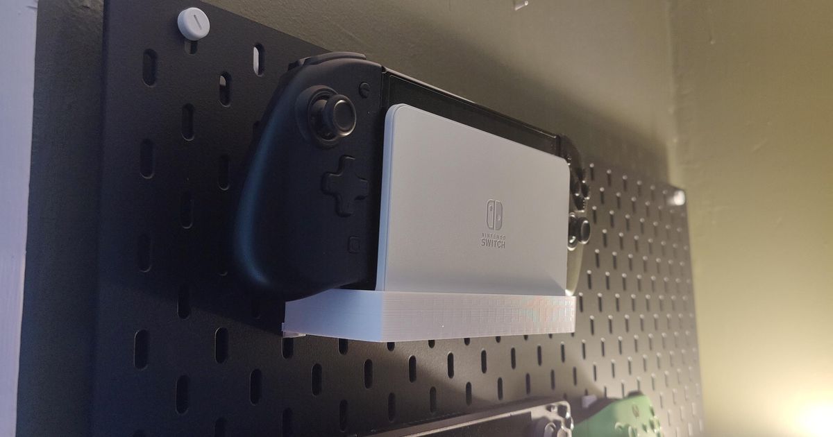 Skadis OLED Nintendo Switch Dock Mount por Joshua Barwick | Descargar ...