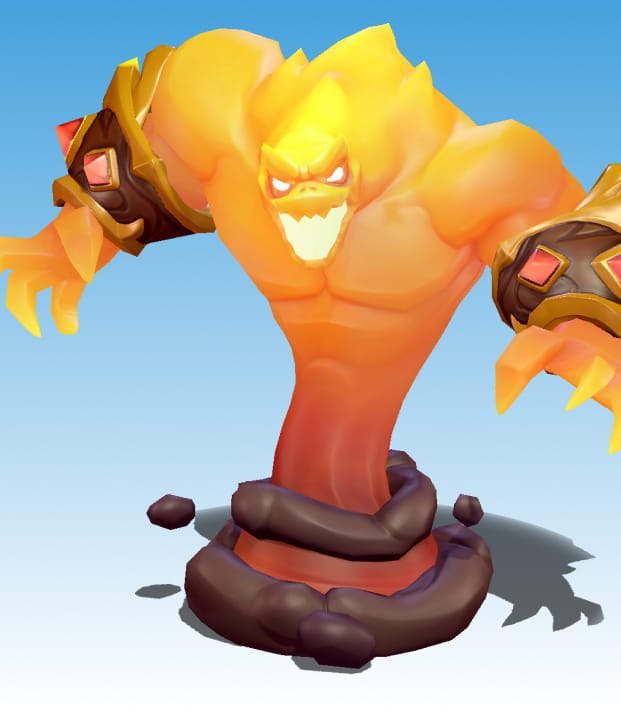 Warcraft Rumble - Fire Elemental by Placeholder | Download free STL ...