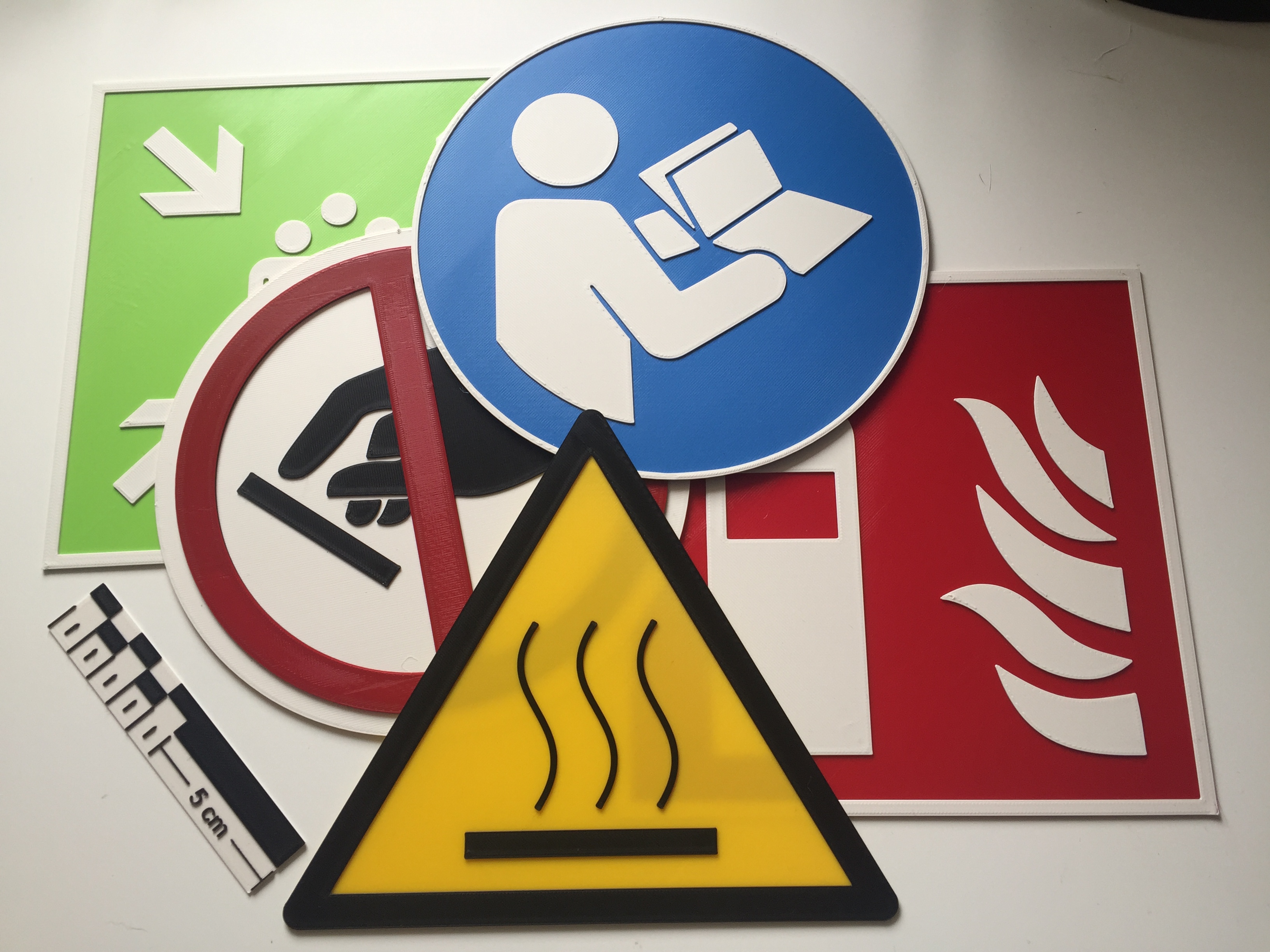 ISO 7010 Fire Symbol Collection by Maeshmaker | Download free STL model ...