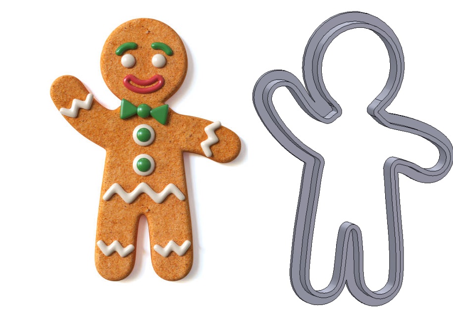 Gingebread man Cookie Cutters - Different sizes by Craftop | Download ...