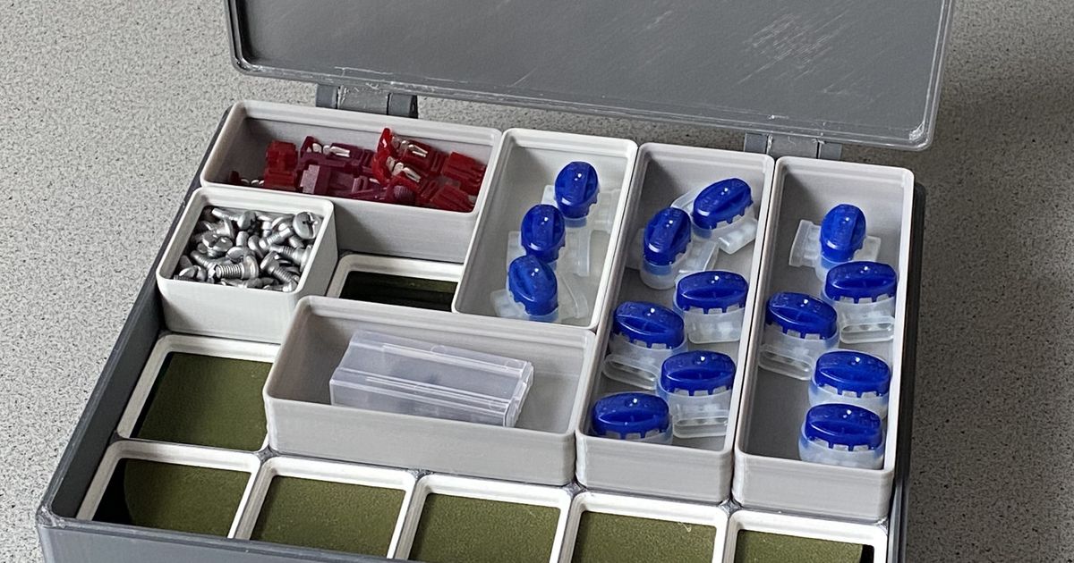 Universal Gridfinity Box for 4x5 Grid by Tritschi | Download free STL ...