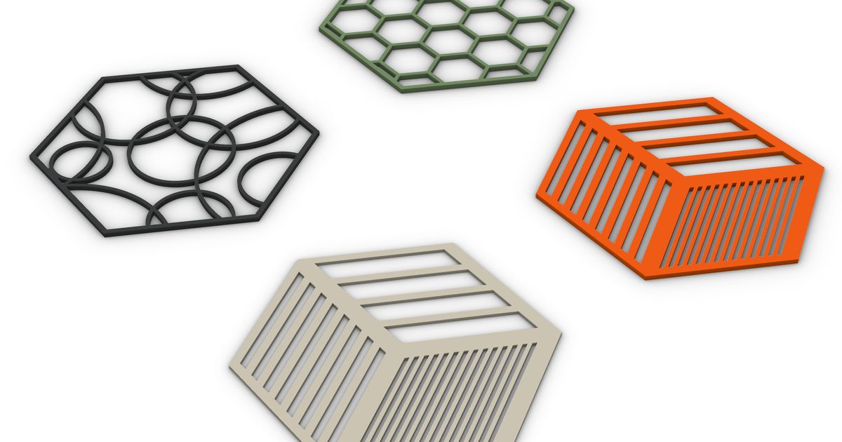 COASTER COLLECTION by William | Download free STL model | Printables.com