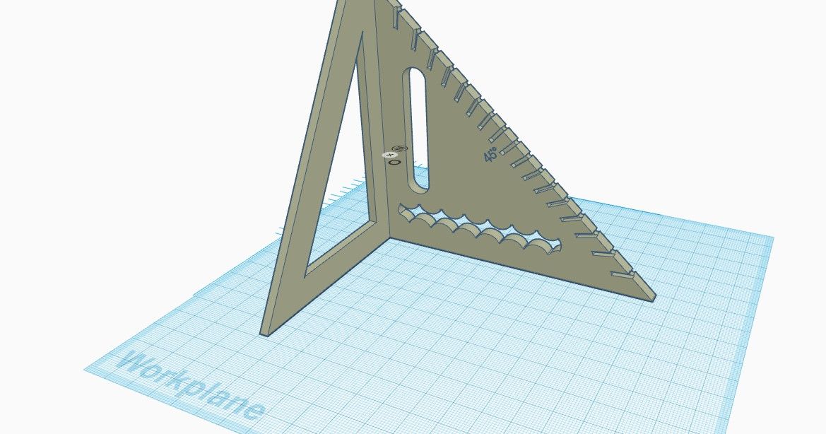 2 Sided Speed Square by kent wilson | Download free STL model ...