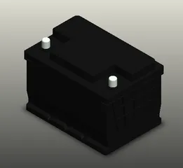Car Battery Battery Box by anonymous elf | Download free STL model ...