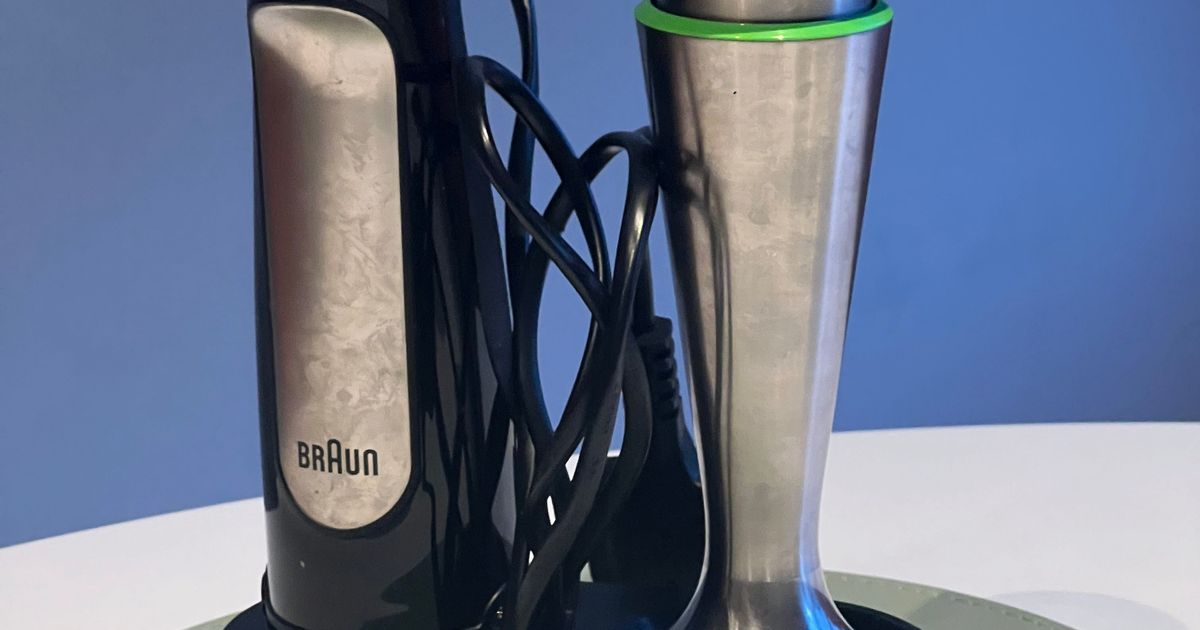 Stand for Braun hand blender - rounded corners (Type: HB701 ActiveBlade) by gpgg | Download free ...