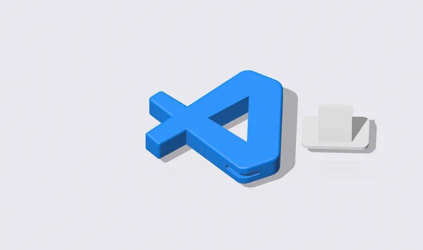 VSCode Logo by Angel Patricio | Download free STL model | Printables.com