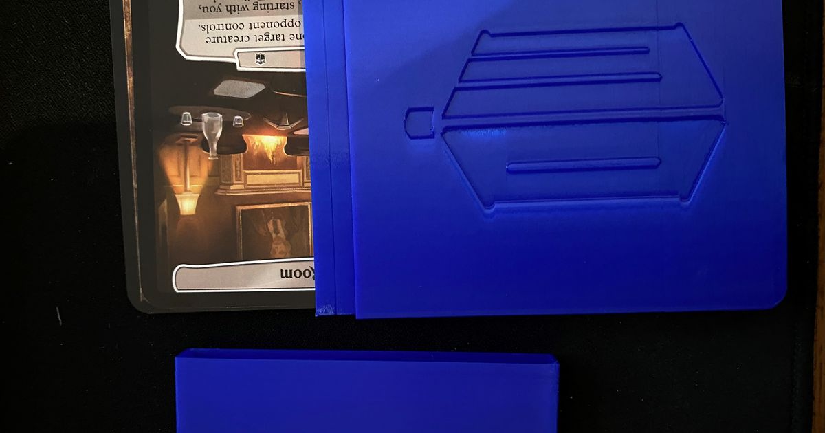 MTG Doctor Who Plains card case by re3ce | Download free STL model ...