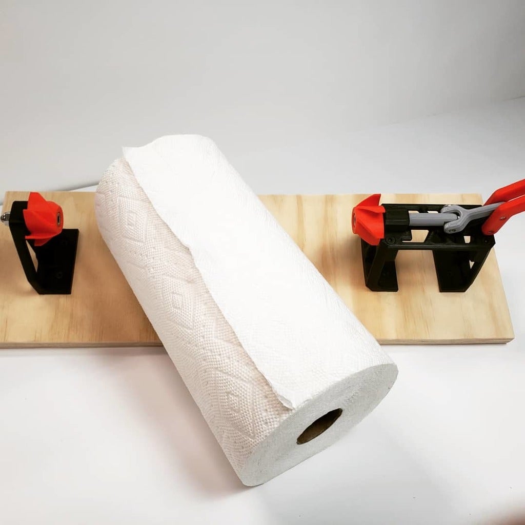 Slightly overbuilt paper towel roll mount by Vandelayandco | Download ...