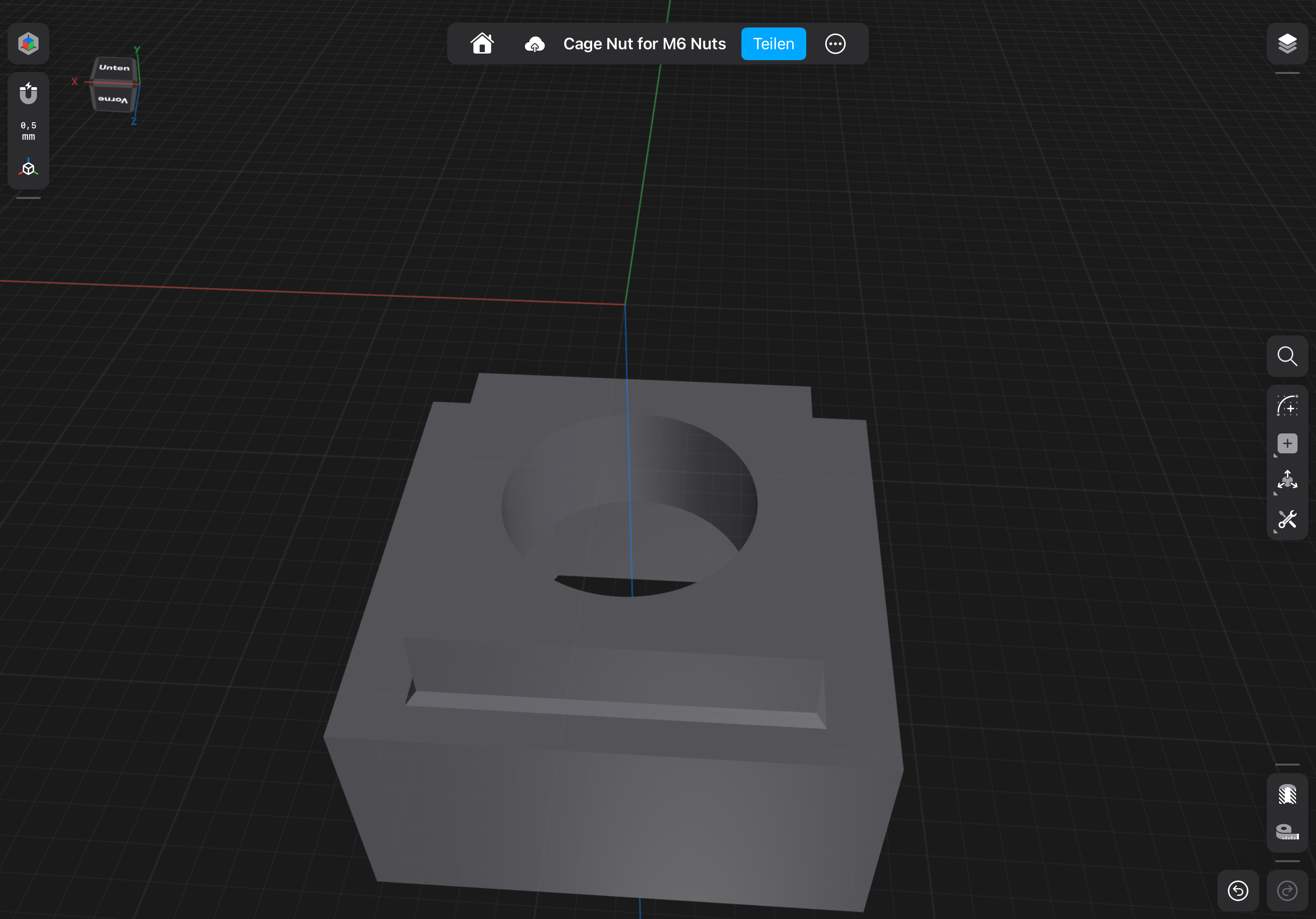 Cage Nut by Philip Everts | Download free STL model | Printables.com