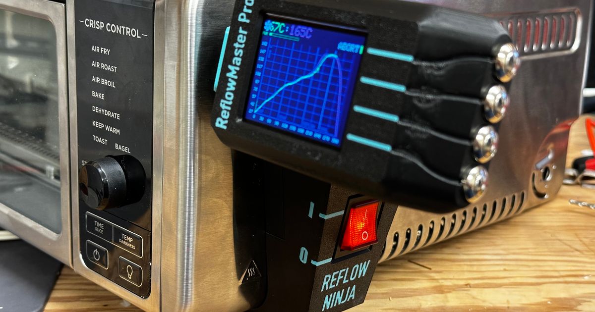 Reflow Master Pro housing for Ninja toaster by whoppingpochard | Download free STL model ...