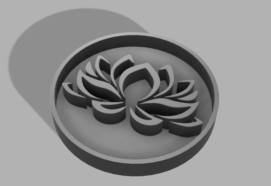 Lotus blossom themed Zen-Garden by Das Gold | Download free STL model ...