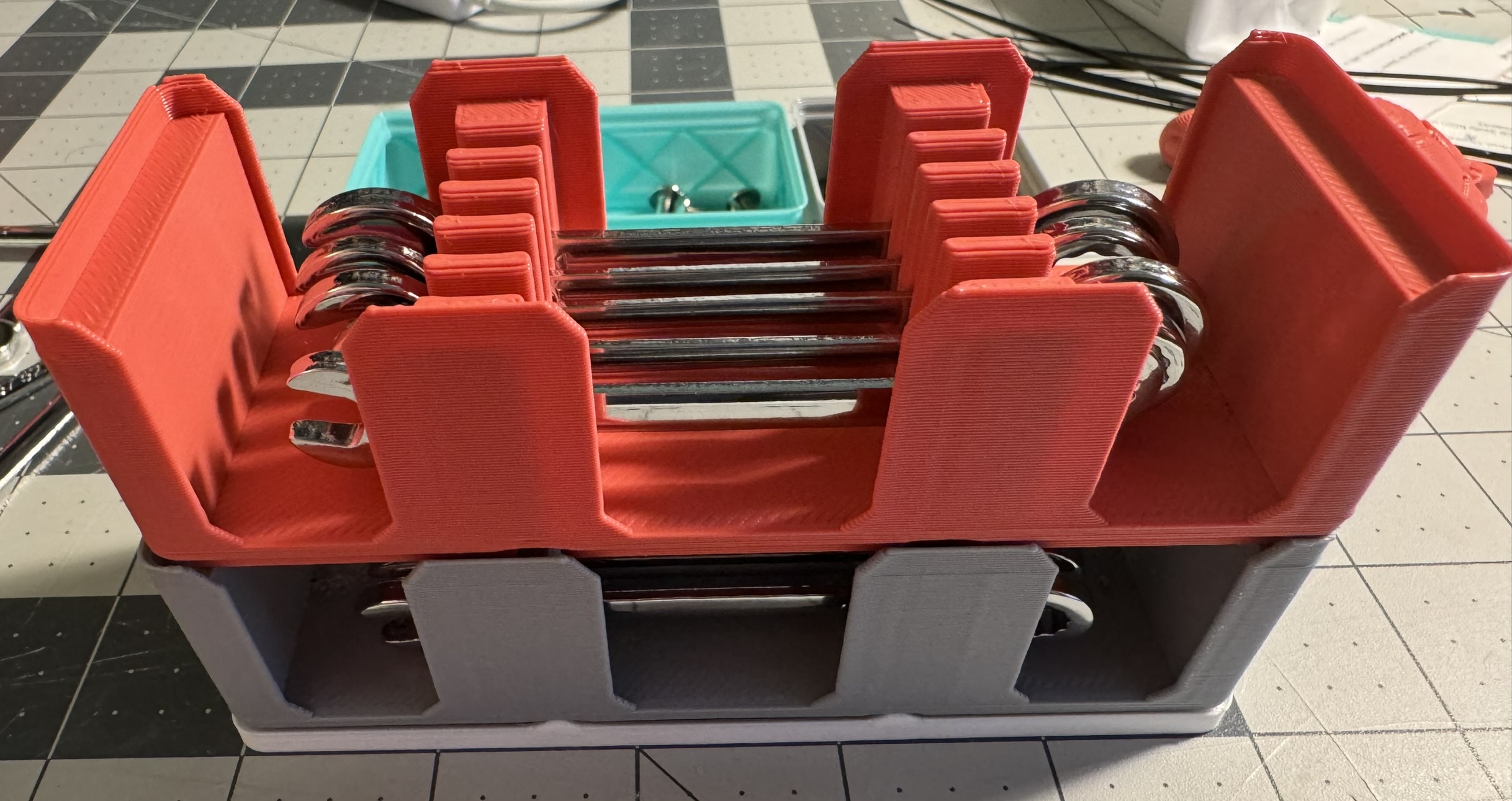 Gridfinity Wrench Holder by synack | Download free STL model ...