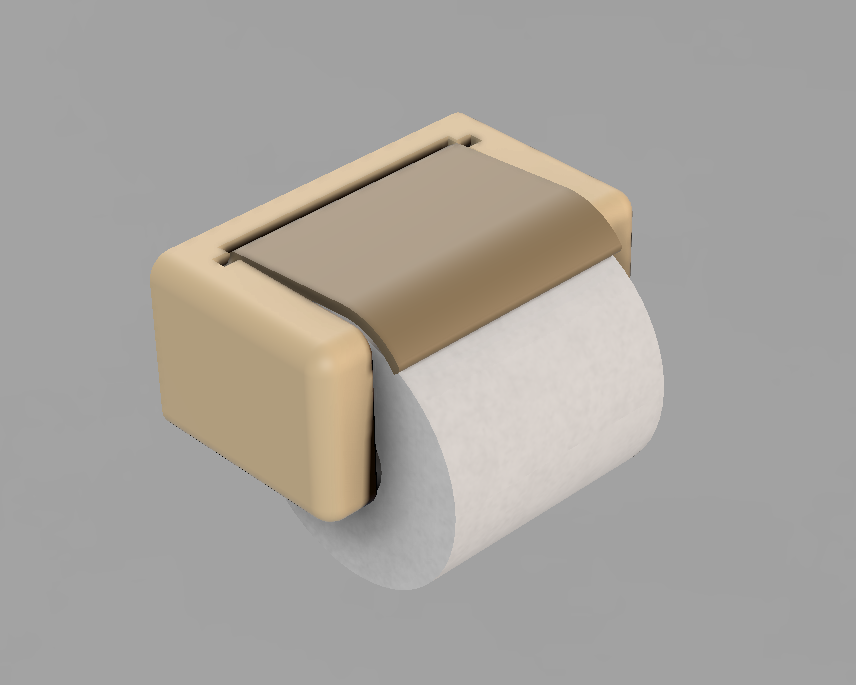 Toilet Paper Holder by Hako85 | Download free STL model | Printables.com