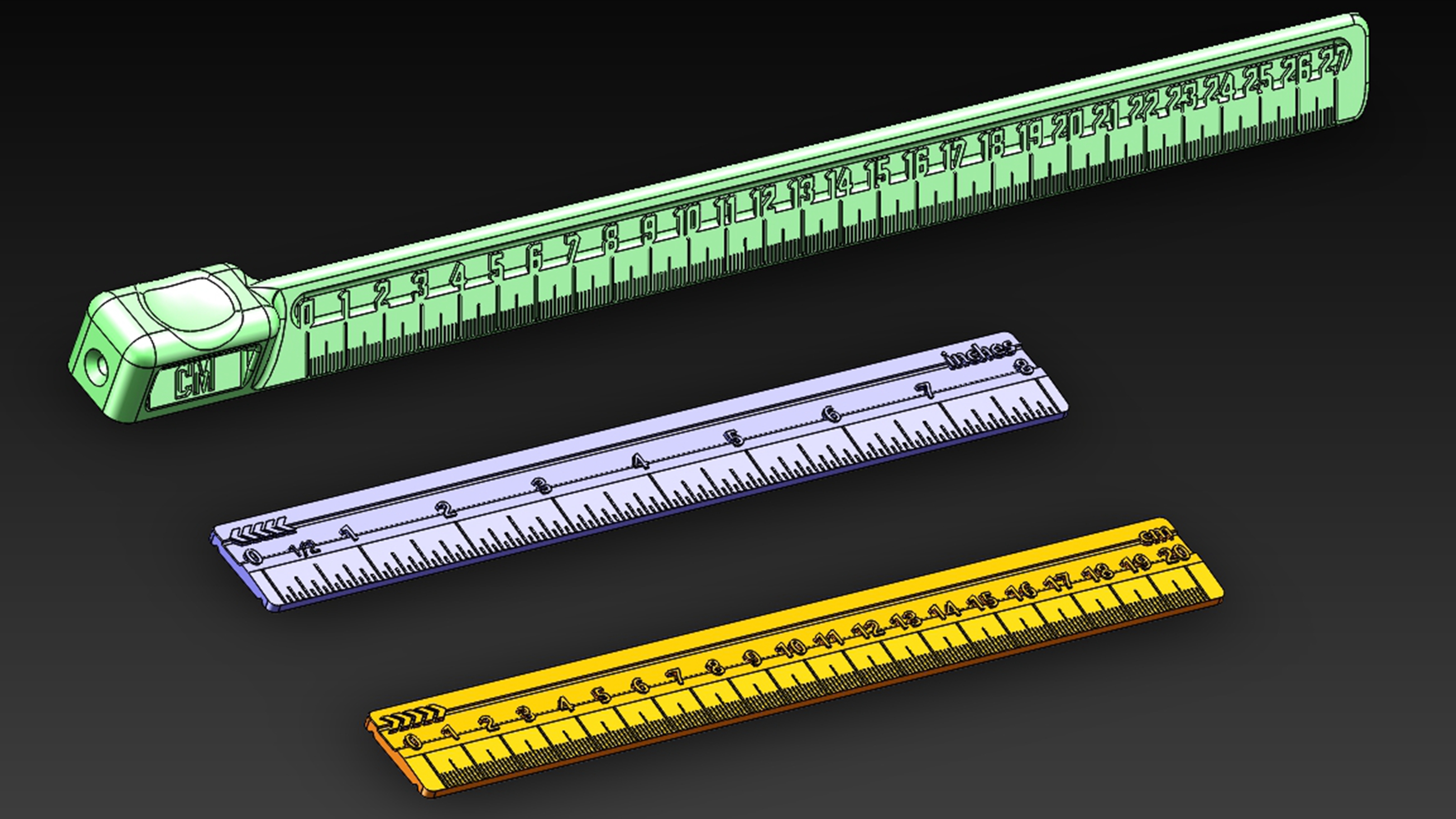 Rulers by SSSR_SH | Download free STL model | Printables.com