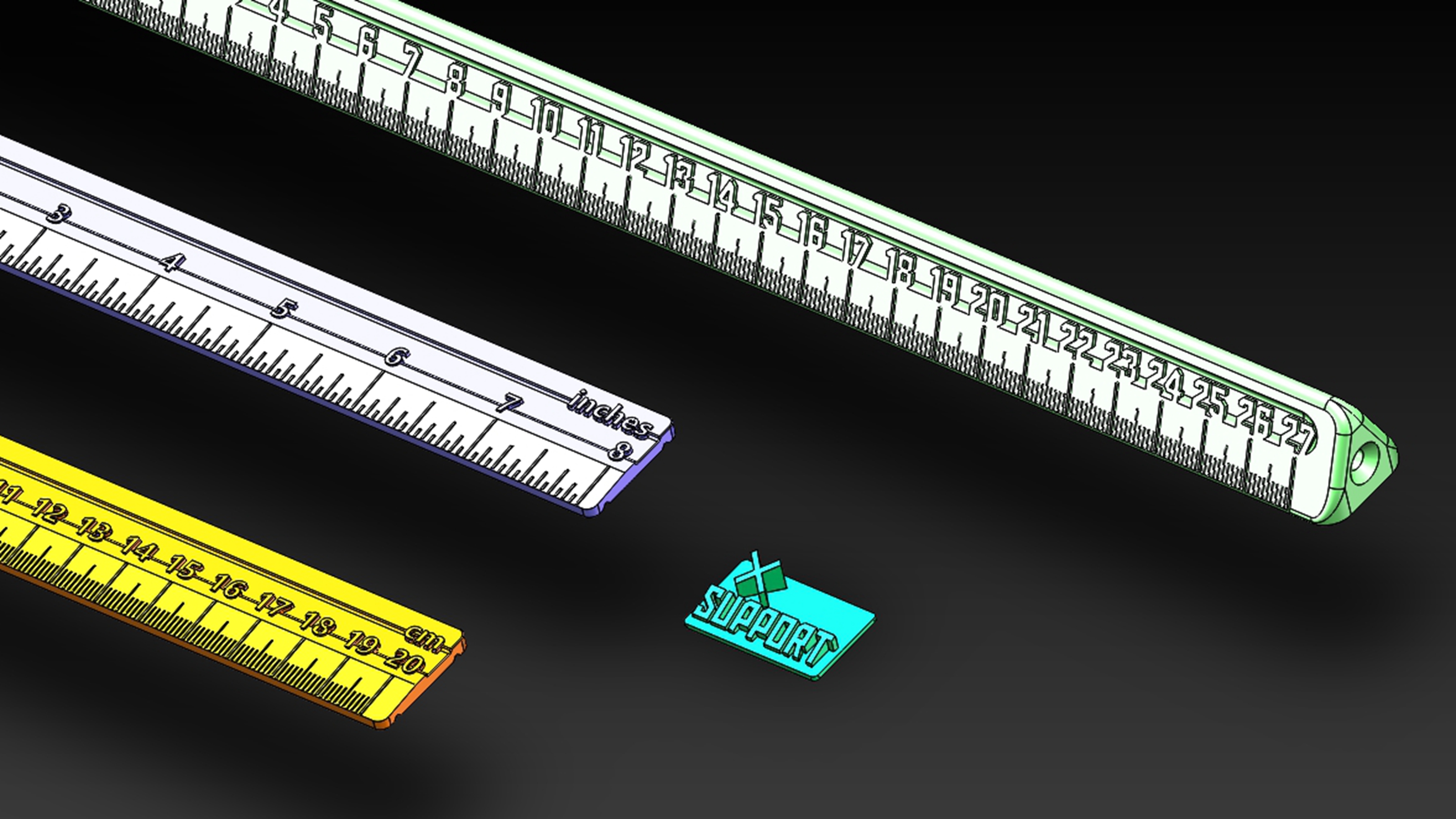 Rulers by SSSR_SH | Download free STL model | Printables.com