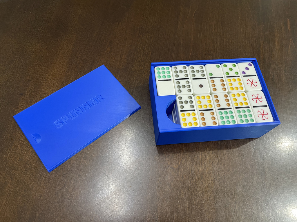 Spinner Dominoes Box by smax | Download free STL model | Printables.com