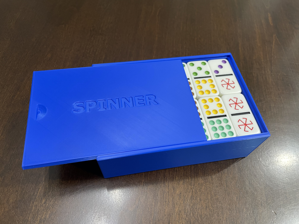 Spinner Dominoes Box by smax | Download free STL model | Printables.com