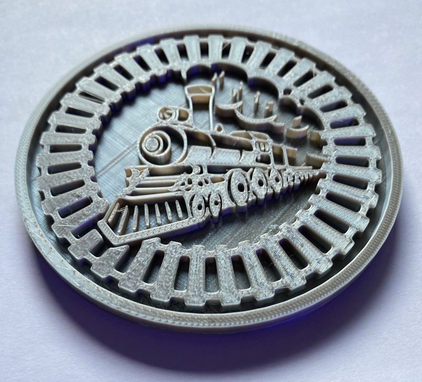 Train Coaster by Kit-Kat | Download free STL model | Printables.com