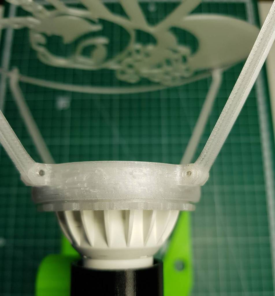 spotlights lampshade V2, GU10 or 12 V, led diffusor, glow in the dark ...