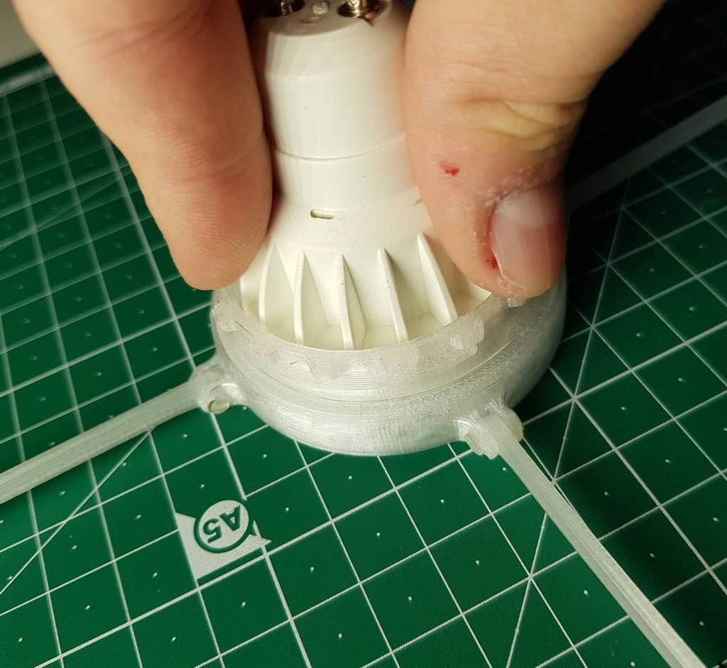 spotlights lampshade V2, GU10 or 12 V, led diffusor, glow in the dark ...