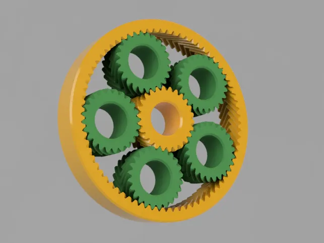 Planetary gear spinner by Hako85 | Download free STL model | Printables.com