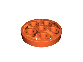 Planetary gear spinner by Hako85 | Download free STL model | Printables.com