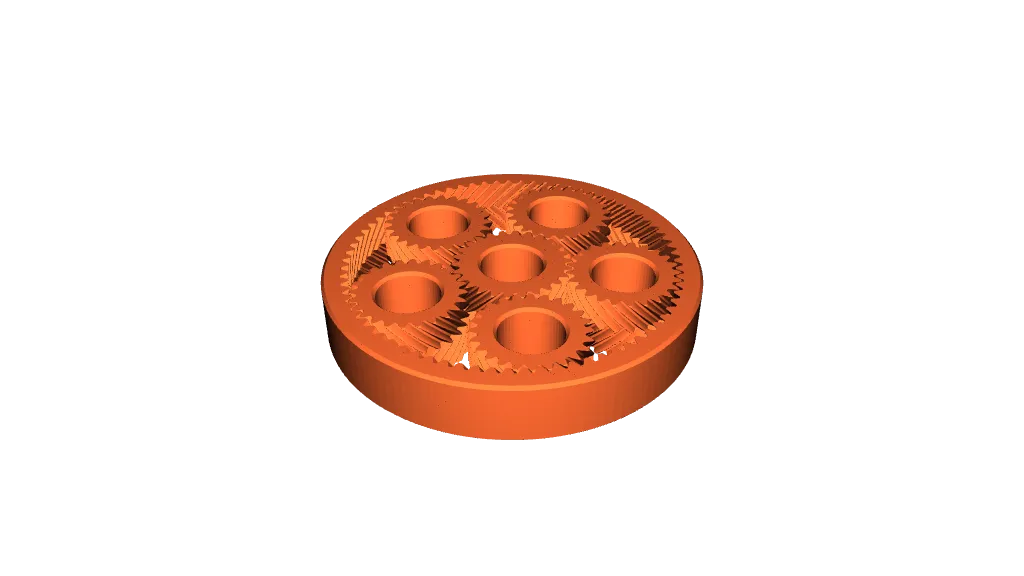Planetary gear spinner by Hako85 | Download free STL model | Printables.com