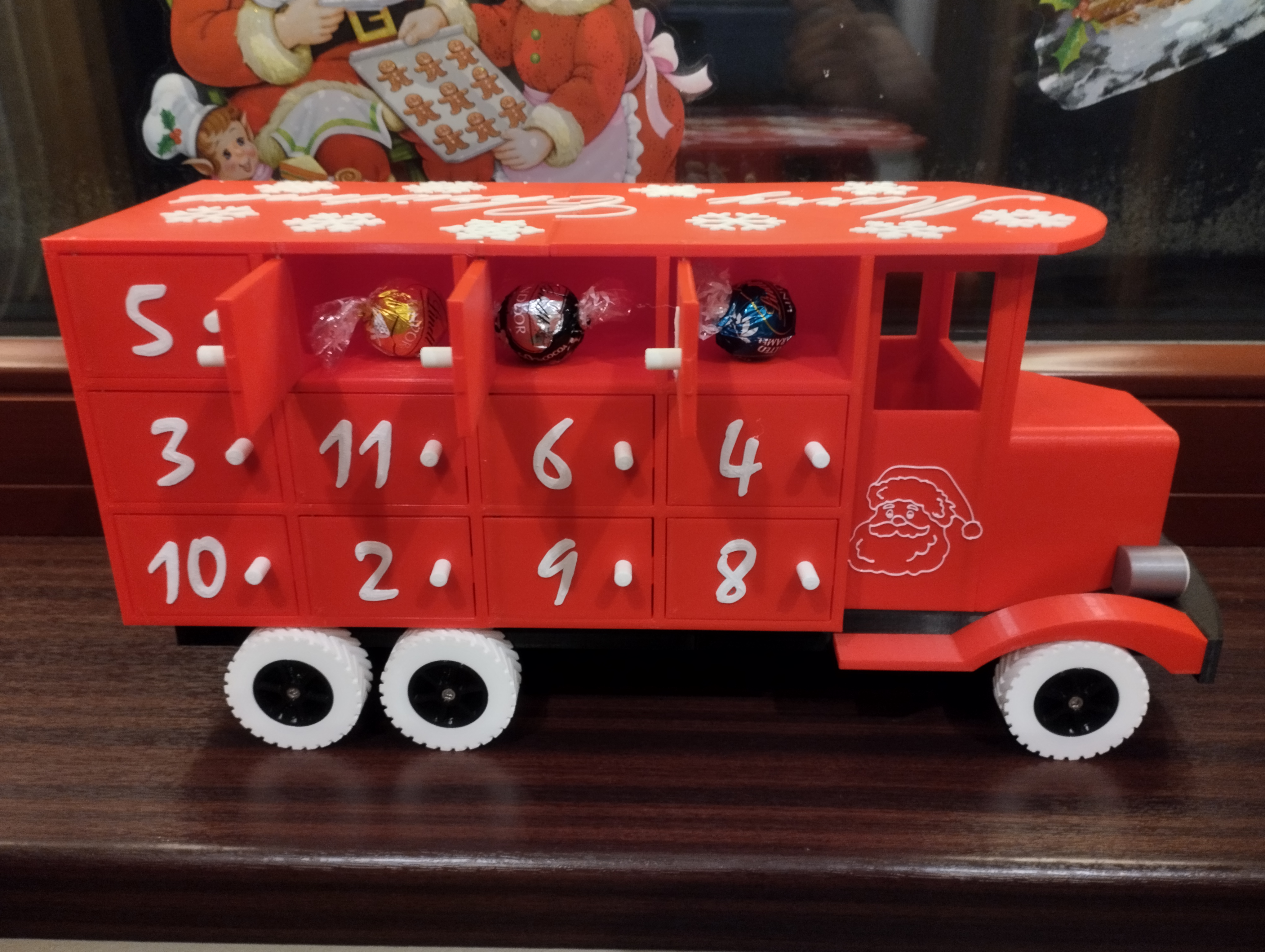 Old truck as an advent calendar von SD product | Kostenloses STL-Modell ...