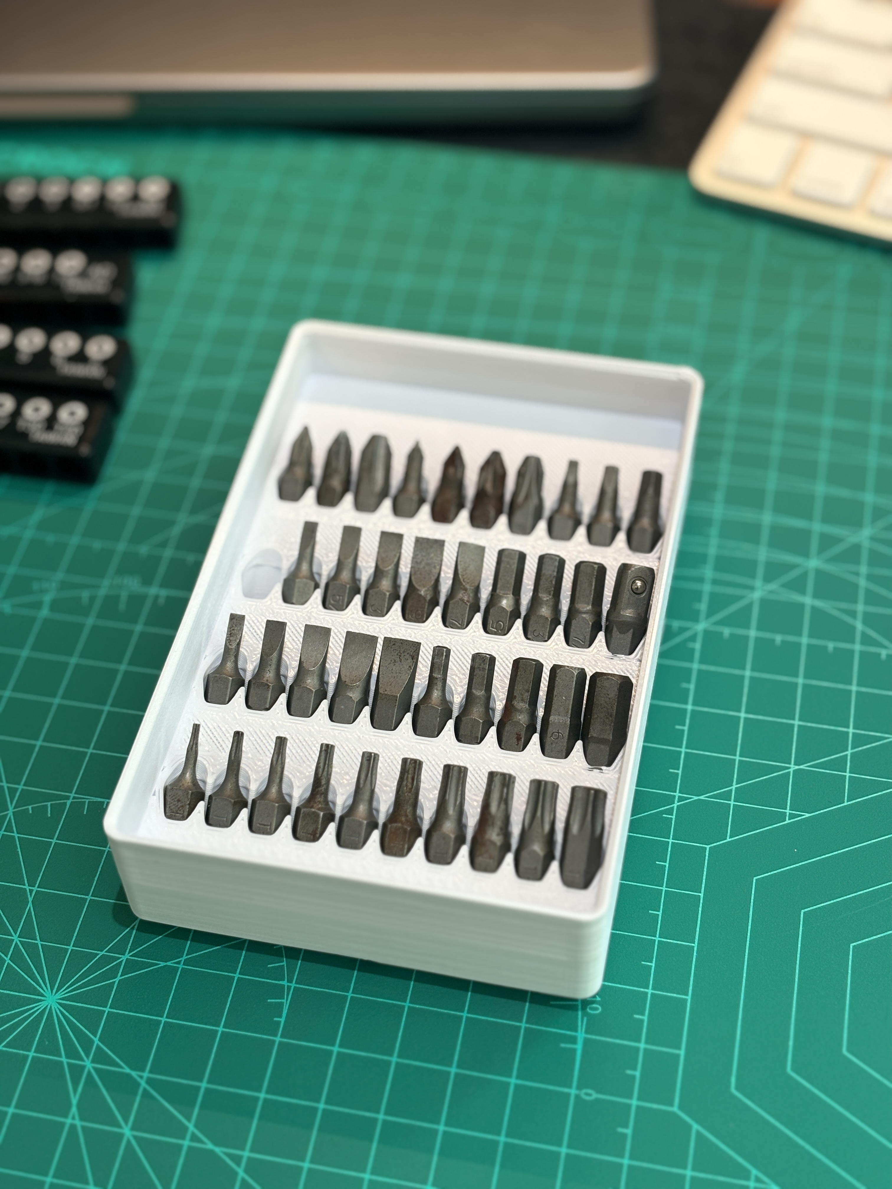 40 Hex Drill Bit Gridfinity 3x2 (4U Height) by samywamy10 | Download ...