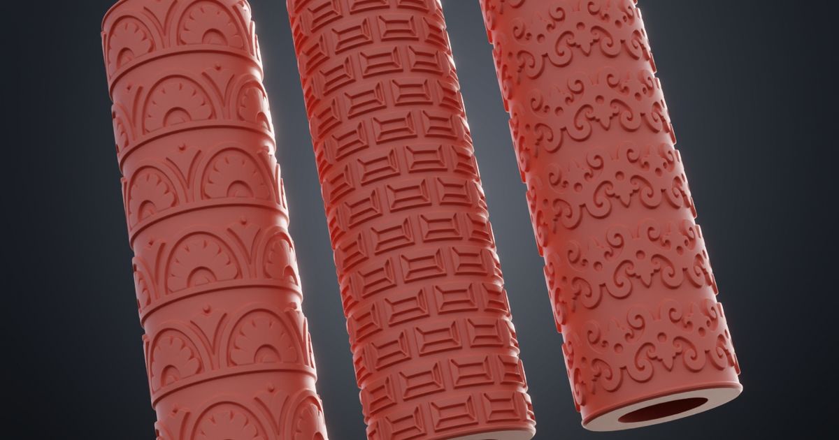 Texture Rollers Renaissance wide Vol.2 (4-6) by 3Demon's Texture ...