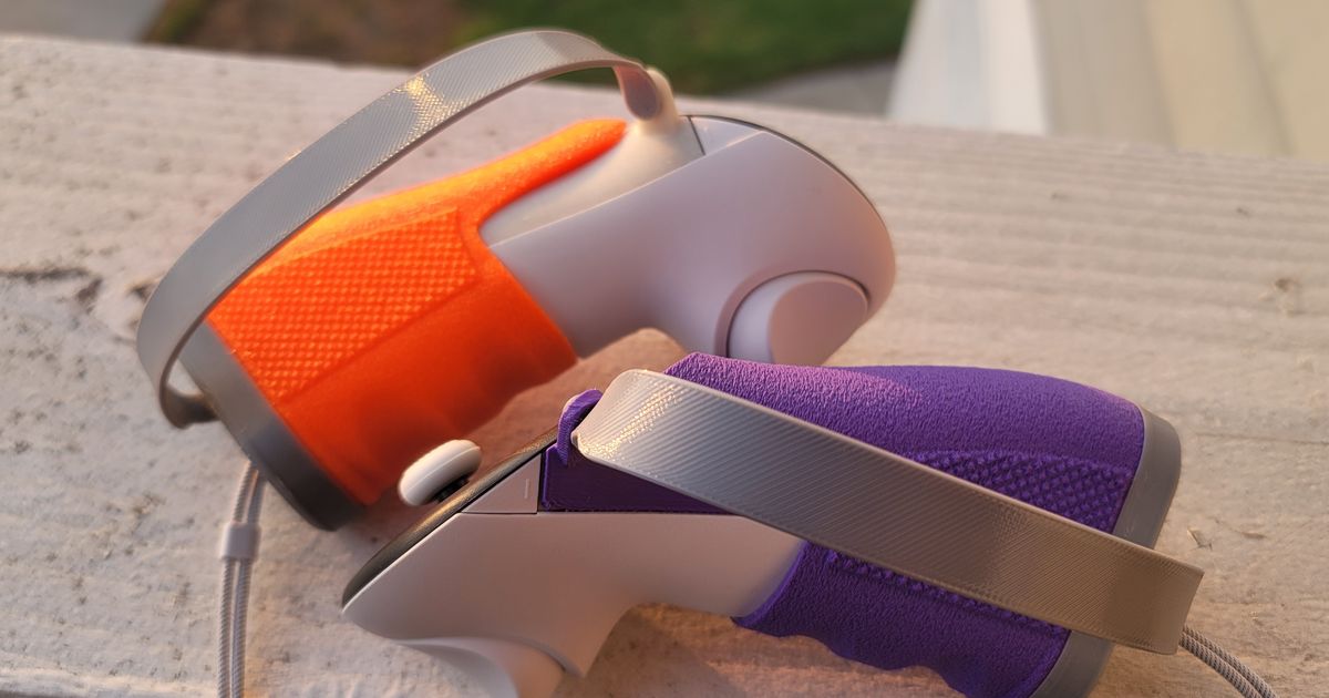 Oculus Quest2 & Quest3/3S Controller Pistol Grips with a Base Plate ...