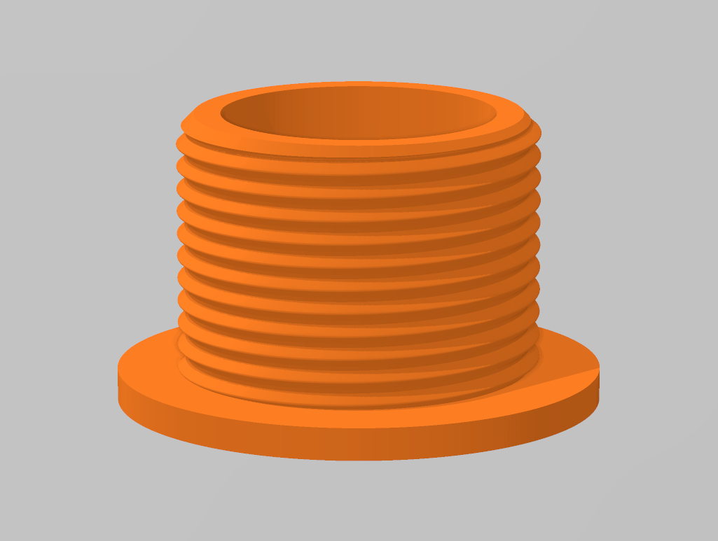 PG16 Gewinde PG 16 thread by Daniel3D | Download free STL model ...