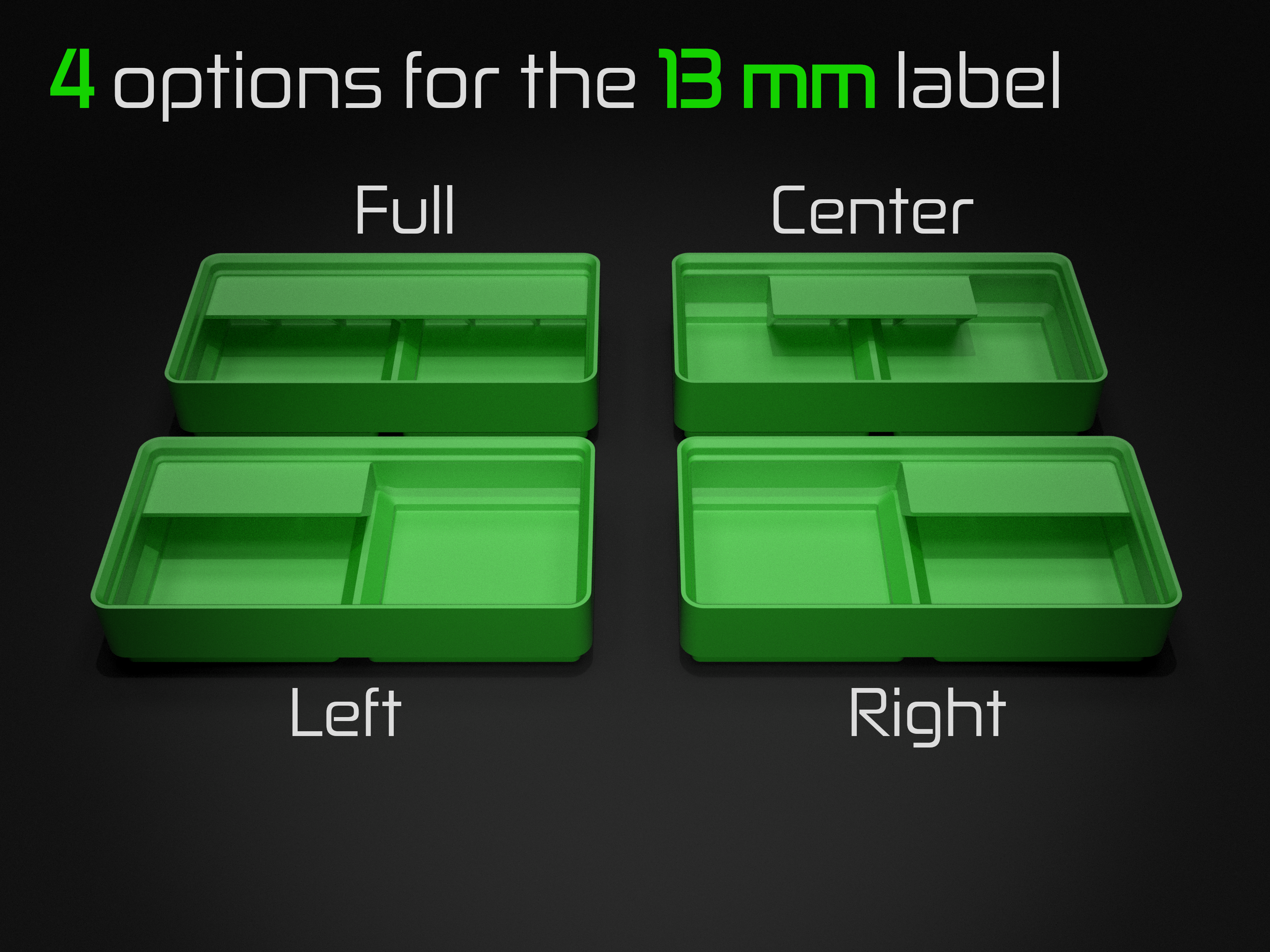 Gridfinity Ultra Light Bins - Plain Lable Edition par HuMa ...