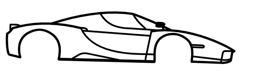 CarSilhouette - Ferrari Enzo (2002) by Luigi | Download free STL model ...