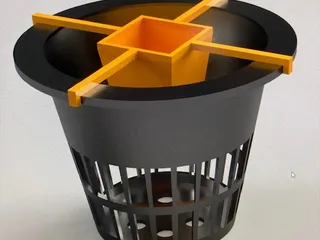 3 Inch Net Cup with 1 Inch Rockwool Holder by Sherlock_Ohms | Download ...
