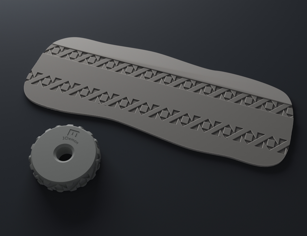 Stamp Wheels - Geometric Vol.03 (9-12) by 3Demon's Texture Rollers ...