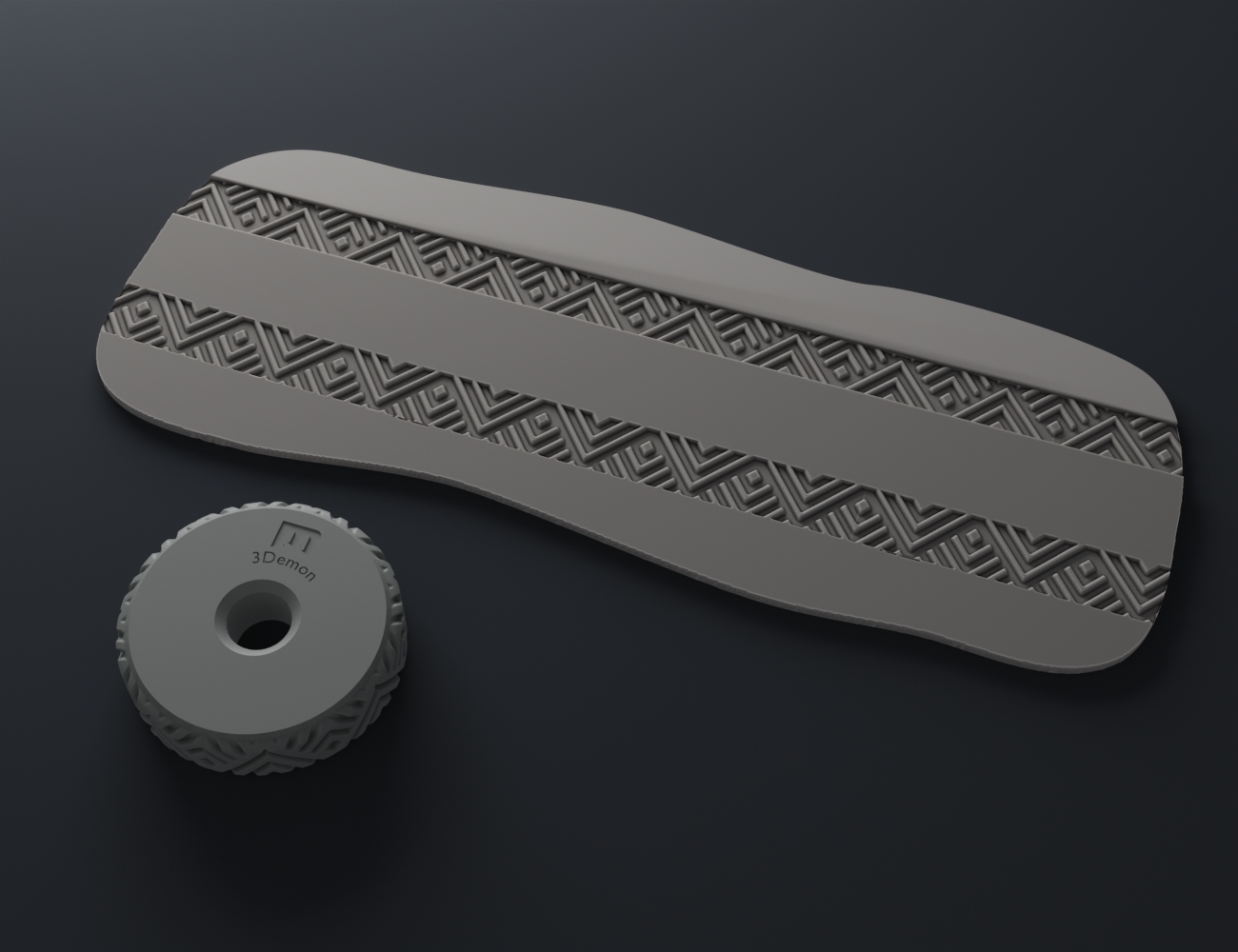 Stamp Wheels - Geometric Vol.05 (17-19) by 3Demon's Texture Rollers ...