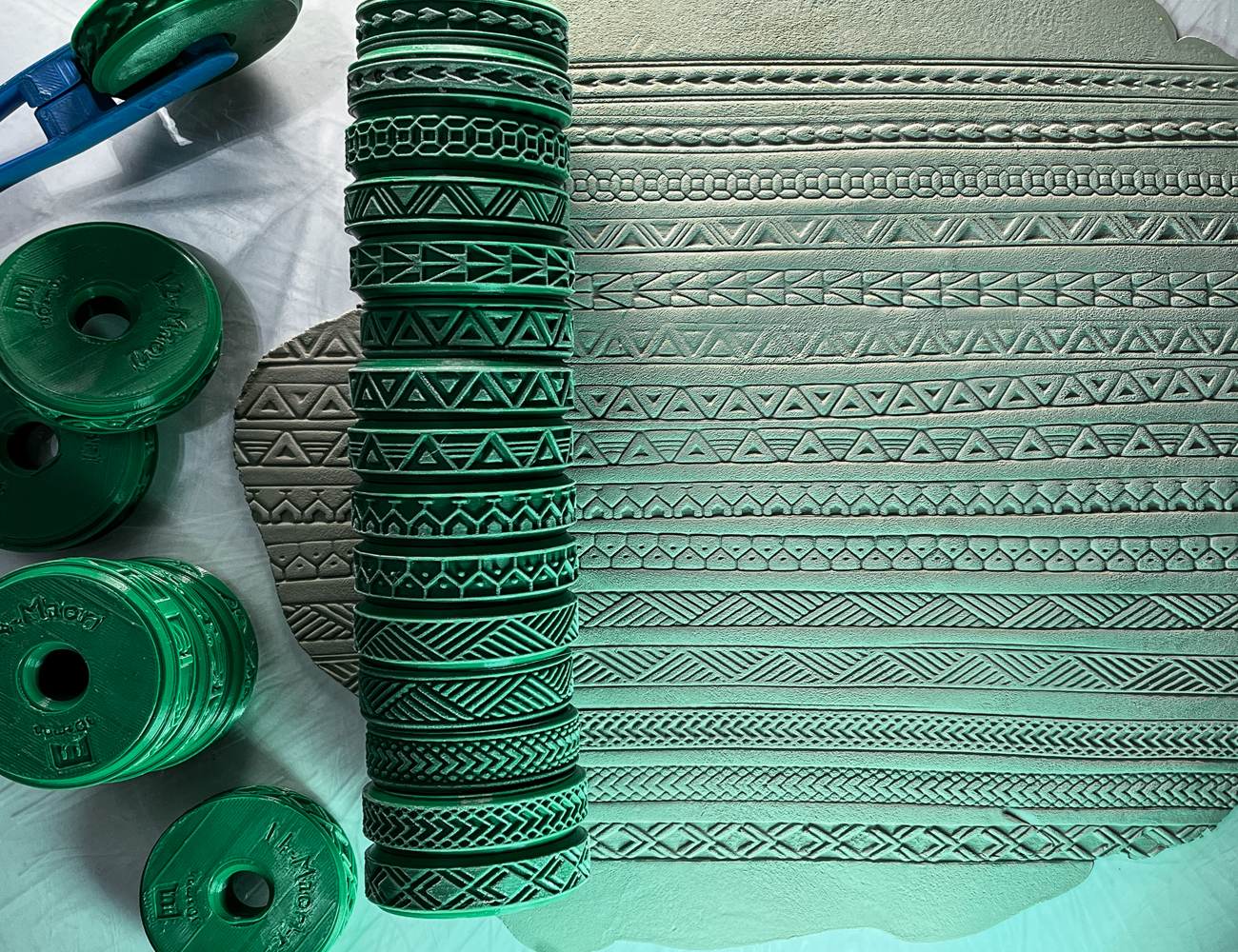 Stamp Wheels - Maori Vol.02 (5-8) by 3Demon's Texture Rollers ...