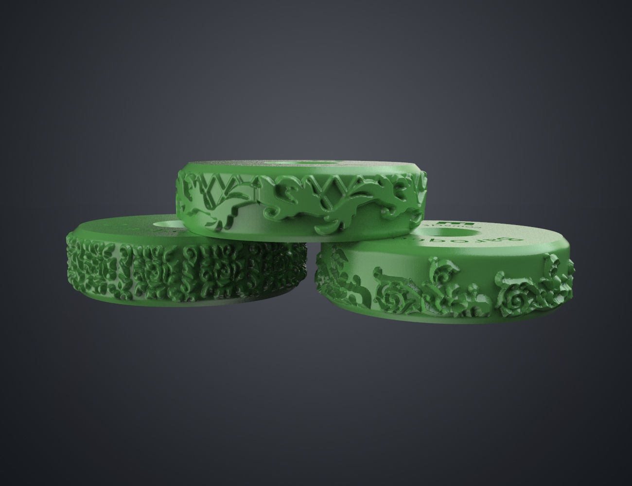 Stamp Wheels - Baroque Vol.04 (9-11) by 3Demon's Texture Rollers ...